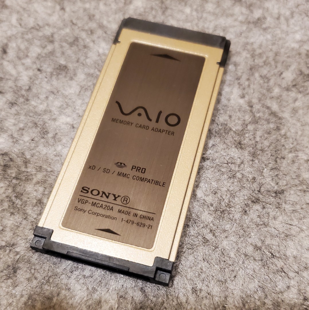 Sony Vaio Memory Card Adapter VGP-MCA20A 插槽 記憶卡轉接器, 電腦及科技產品, 電腦周邊產品, 硬碟 ...