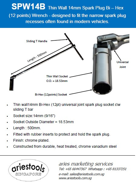 Spark Plug opener . Spark Plug wrench suitable for BMW engines N54, N55 ...