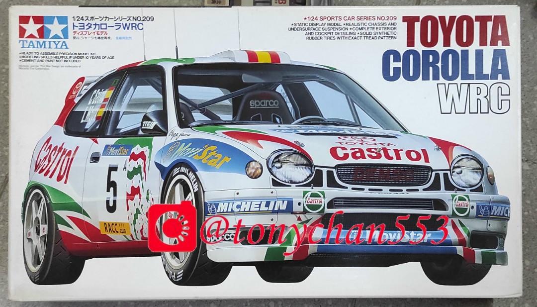 Tamiya 雙星 1 比 24 Toyota Corolla WRC 車模型, 興趣及遊戲, 玩具 & 遊戲類 on Carousell