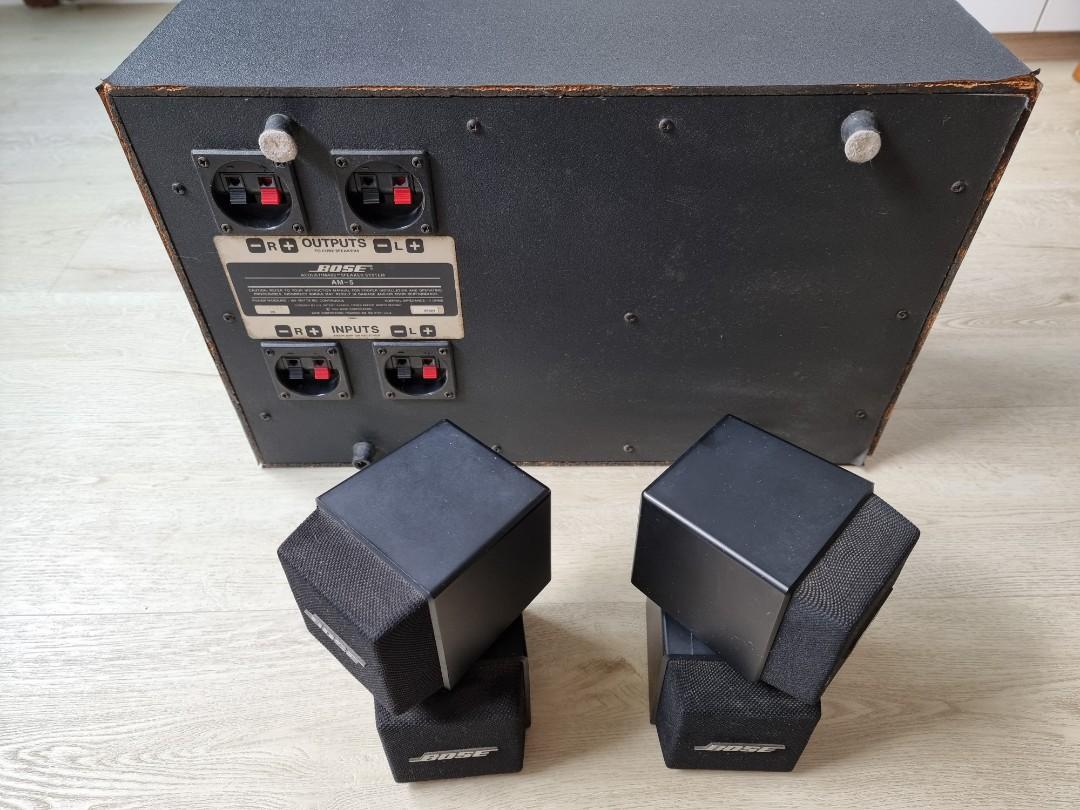 Vintage Bose Acoustimass Speaker System Set AM-5, Audio, Soundbars ...