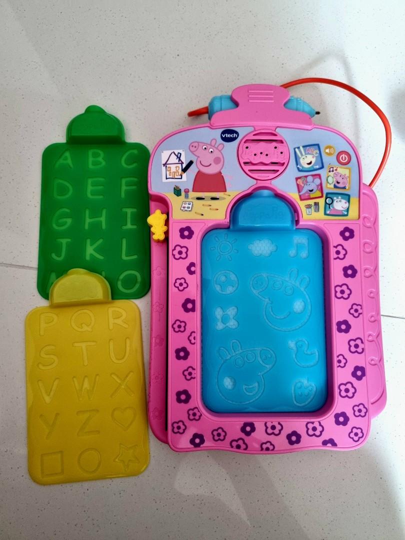 Vtech peppa pig scribble and sound doodle board a,b,c, Hobbies & Toys ...