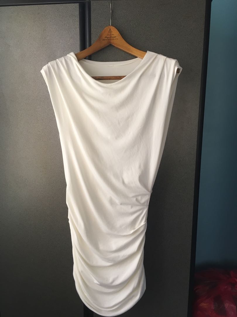 White Body hugging dress, Women's Fashion, Dresses & Sets, Dresses on ...