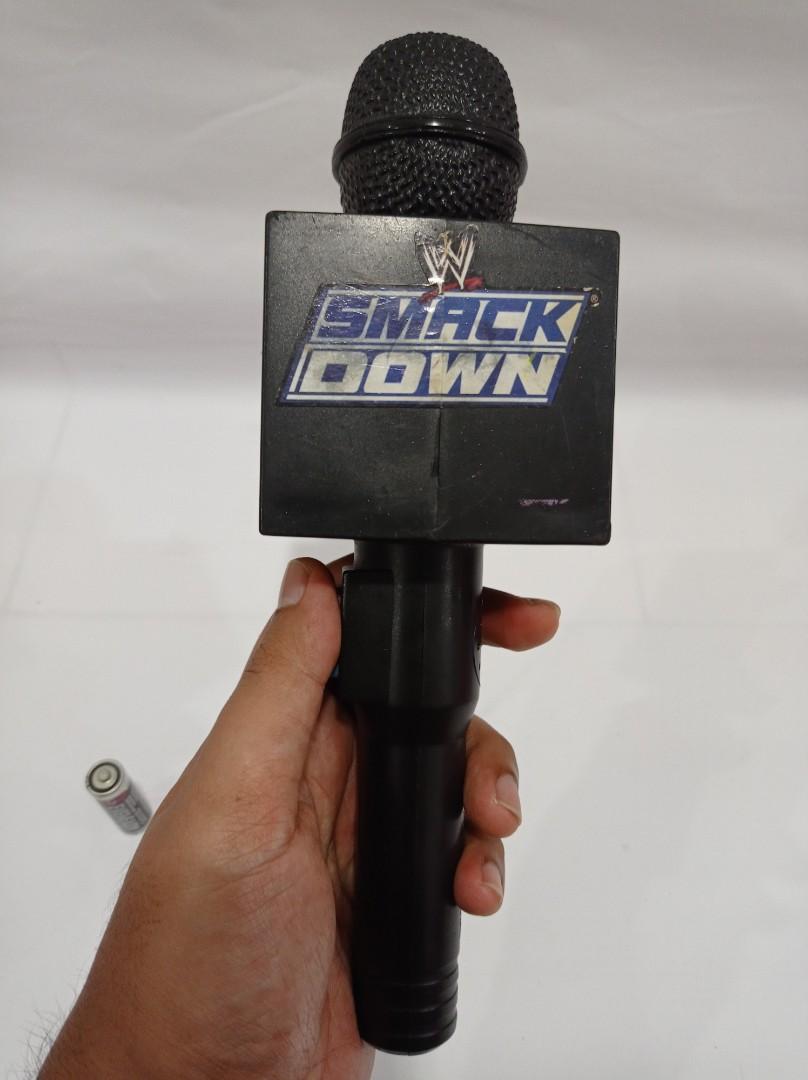 WWE SUPERSTAR ELECTRONIC TALKING MICROPHONE REY MYSTERIOU JOHN CENA ...
