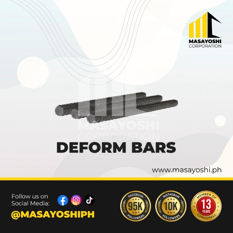 16mm x 6m Deformed Bar | Reinforcement Bar | Rebar | RSB | Steel Bars ...