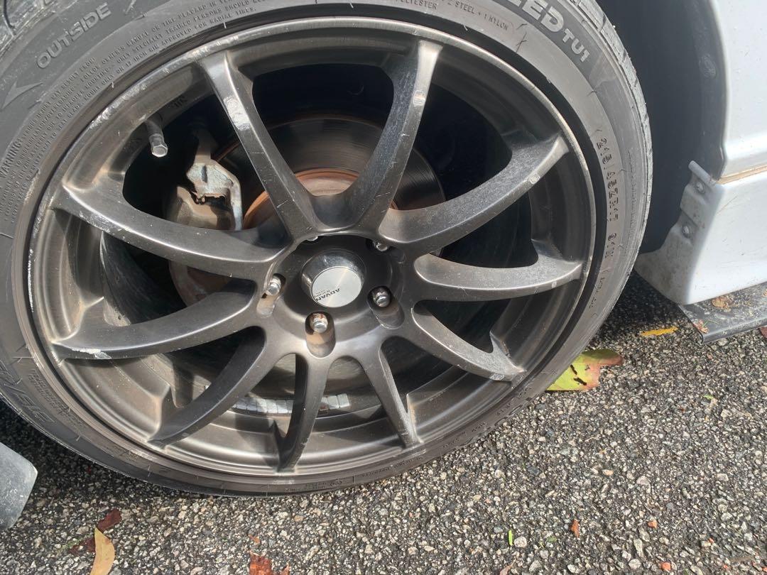 Avant racing 17x8jj offset ET35 replica rims, Car Accessories, Tyres ...