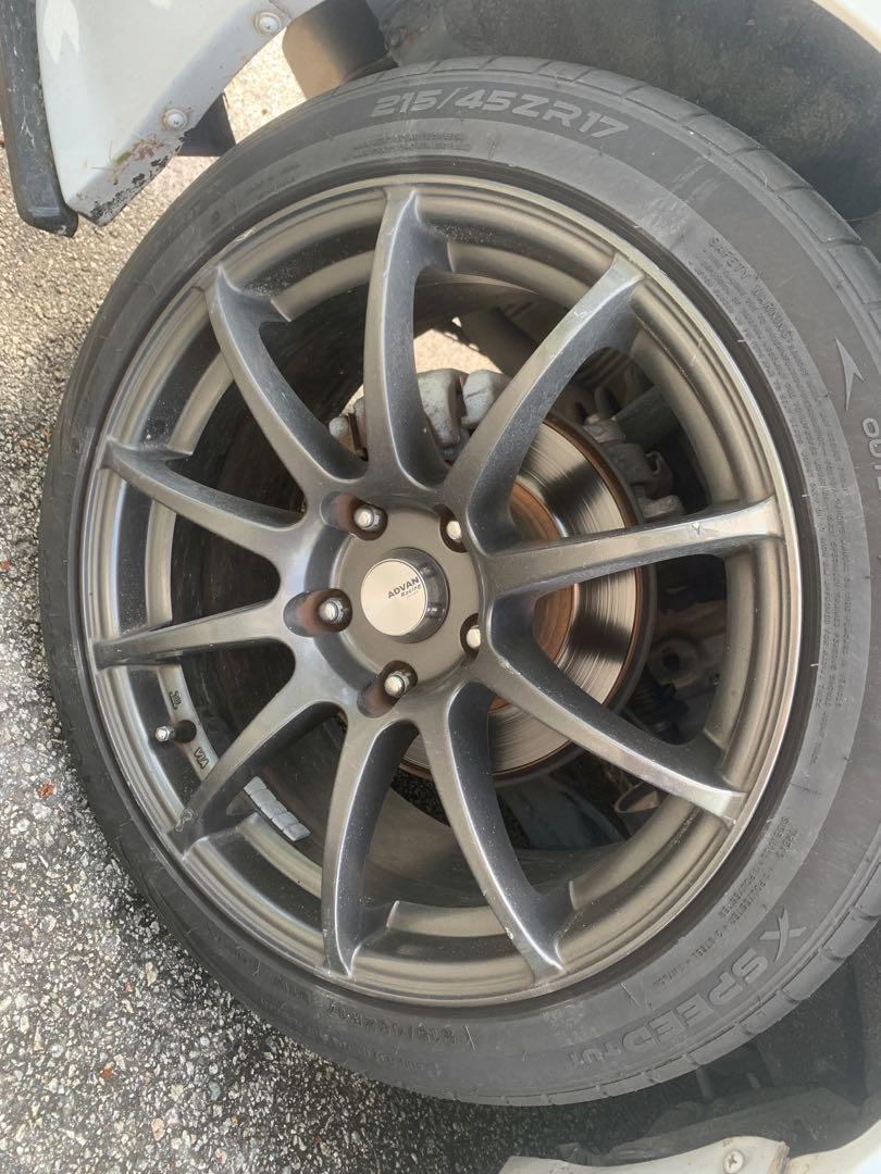 Avant racing 17x8jj offset ET35 replica rims, Car Accessories, Tyres ...