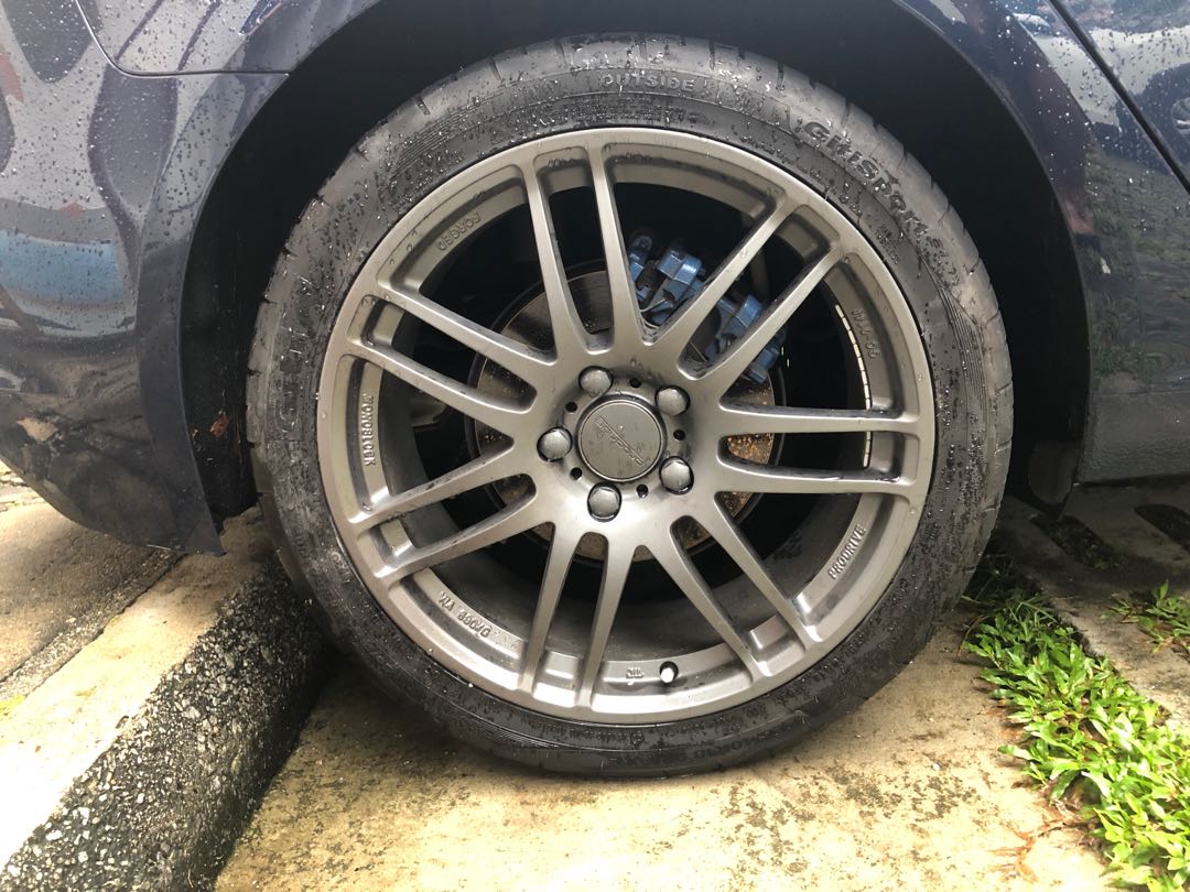 18” Original Prodrive Rims with tyres, Car Accessories, Tyres & Rims on ...