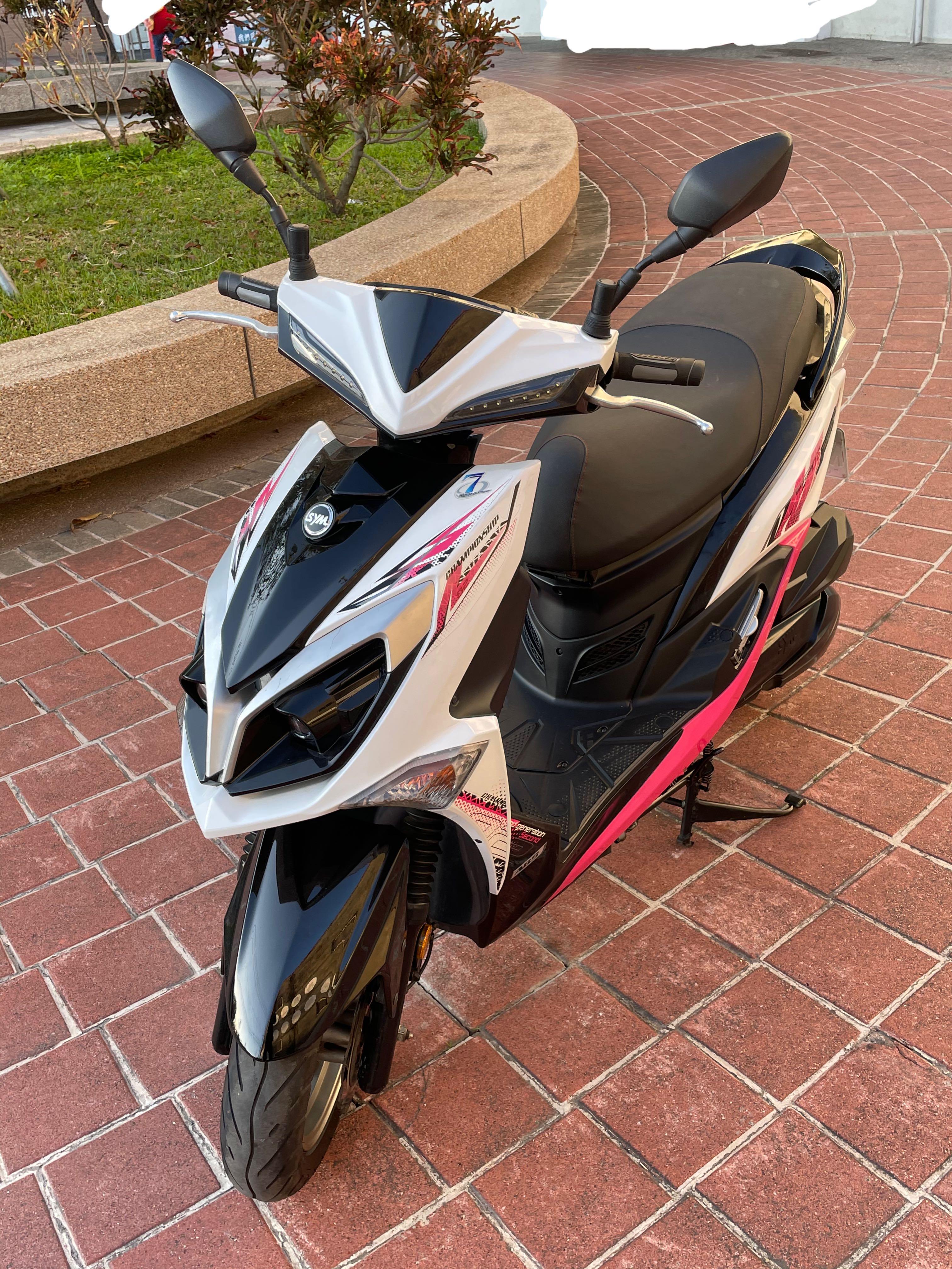 2021 SYM JET SR 125 ABS 魚眼雙碟版 白粉紅, 機車, 二手機車在旋轉拍賣