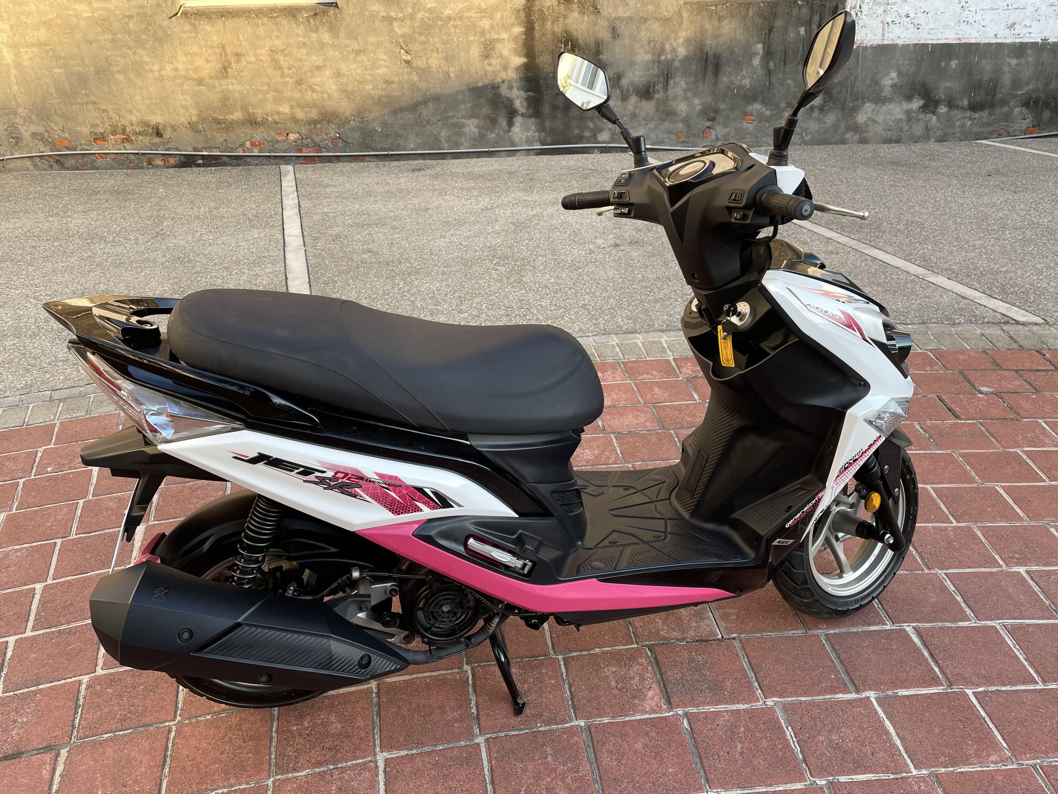 2021 SYM JET SR 125 ABS 魚眼雙碟版 白粉紅, 機車, 二手機車在旋轉拍賣