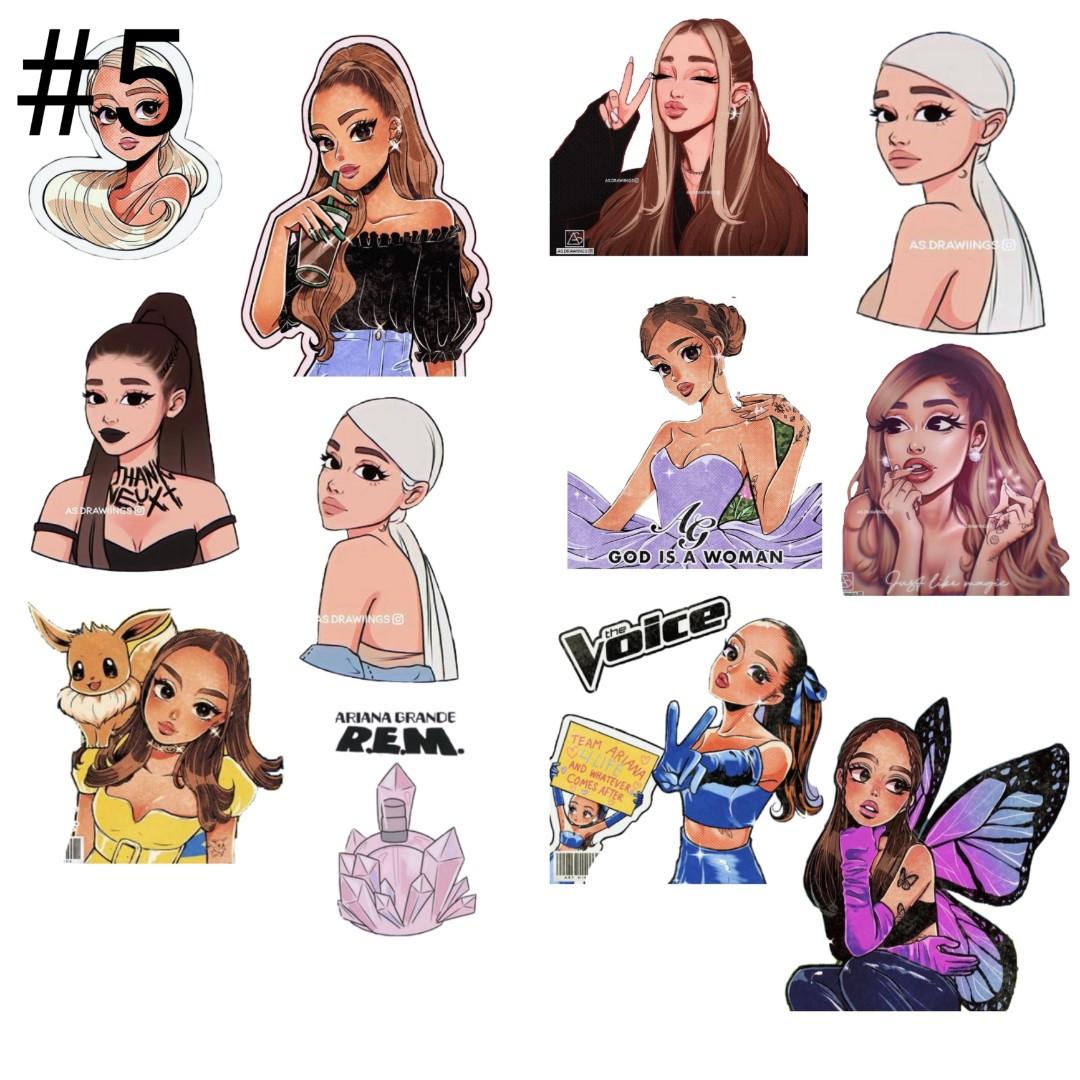 ☁️ Aesthetic glossy Ariana grande stickers (limited edition)30% off for ...