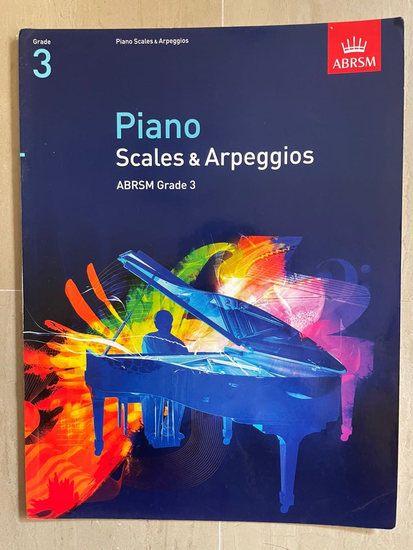 ABRSM Grade 3 Piano Scales & Arpeggios, Hobbies & Toys, Music & Media ...