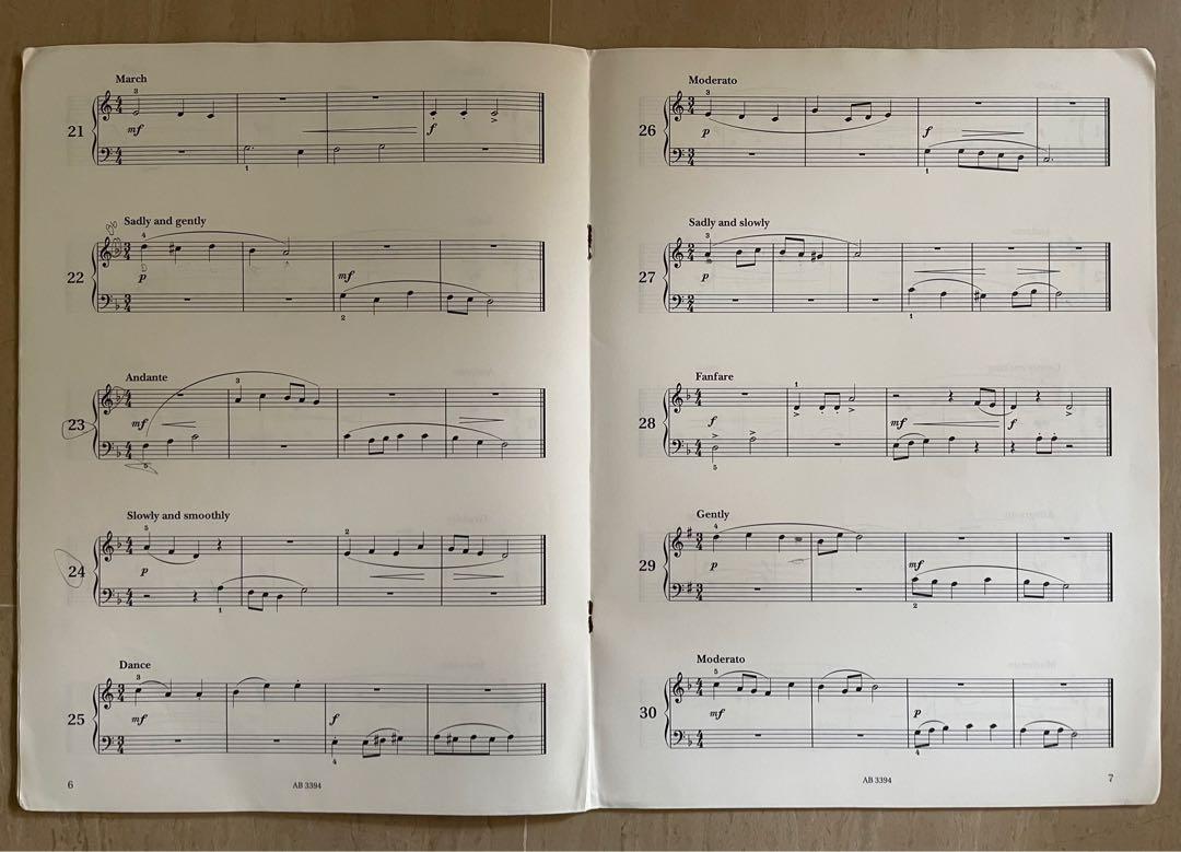 ABRSM Piano Grade 1 Sight-Reading Tests, Hobbies & Toys, Music & Media ...