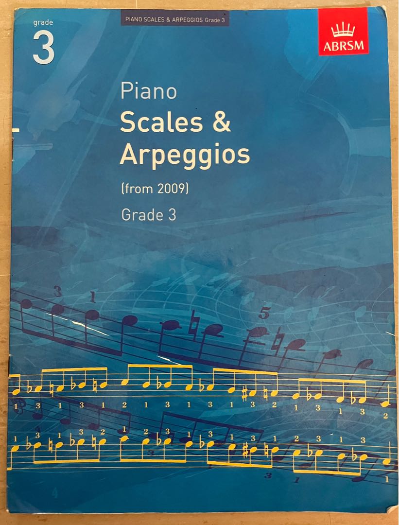 ABRSM Piano Grade 3 Scales & Arpeggios, Hobbies & Toys, Music & Media, Music Scores on Carousell