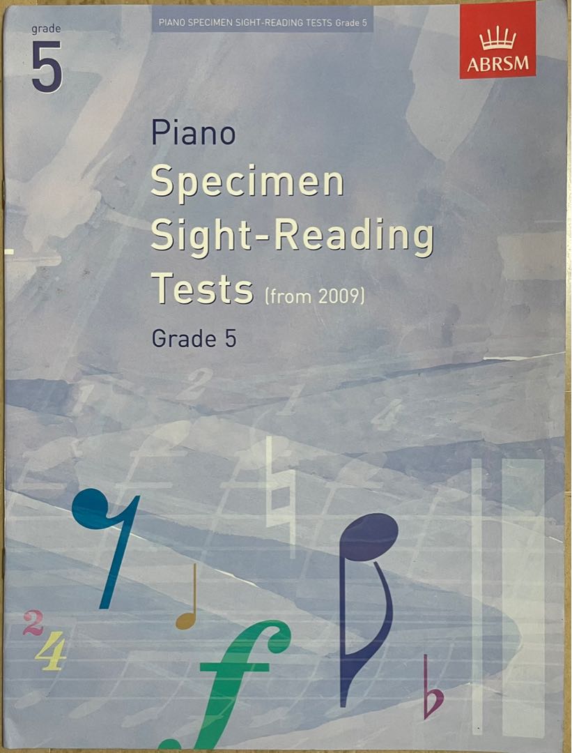 ABRSM Piano Grade 5 Sight-Reading Tests (from 2009), Hobbies & Toys ...