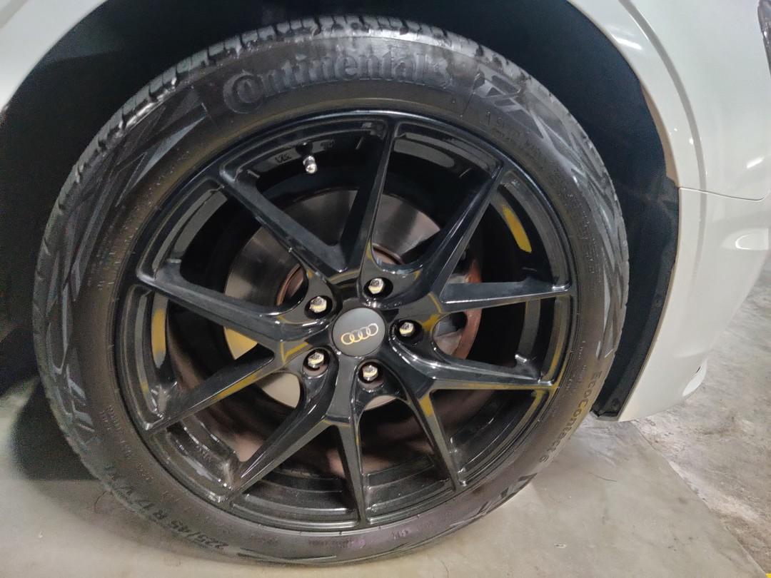 Audi A3 17 inch rims, Car Accessories, Tyres & Rims on Carousell