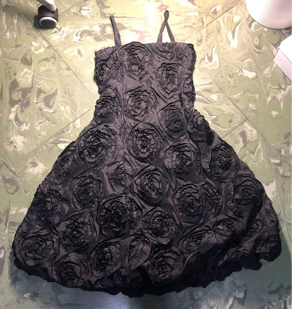 Black rose dress, Women's Fashion, Dresses & Sets, Dresses on Carousell