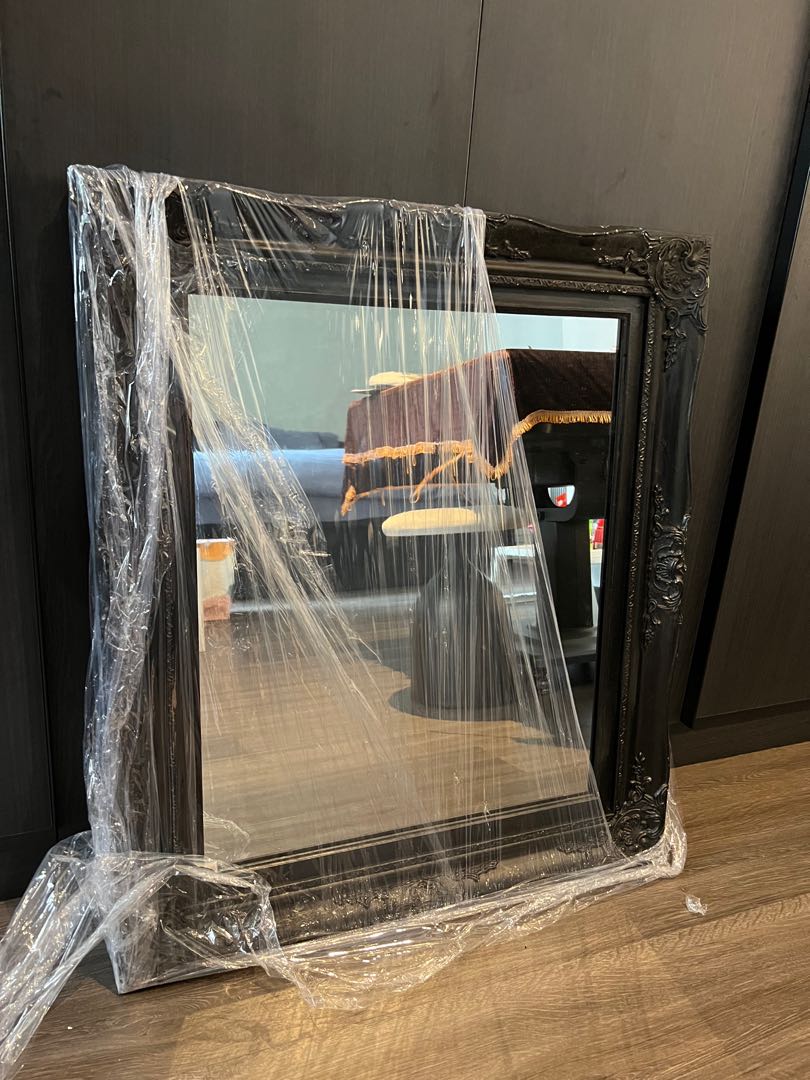 Black Victorian mirror, Furniture & Home Living, Home Decor, Mirrors on ...