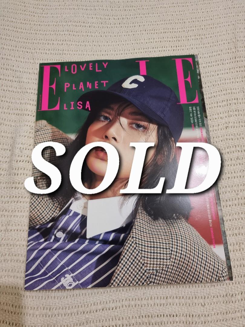 BLACKPINK LISA ELLE KOREA MAGAZINE APRIL ISSUE, Hobbies & Toys ...