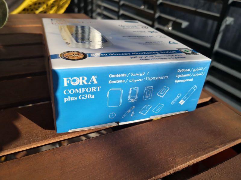 Blood Glucose Monitoring System - FORA Comfort aplue G30a, Health ...