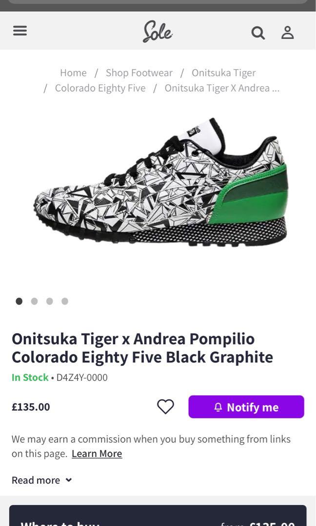 BNIB: Onitsuka x Andrea Pompilio shoes / sneakers, Men's Fashion ...