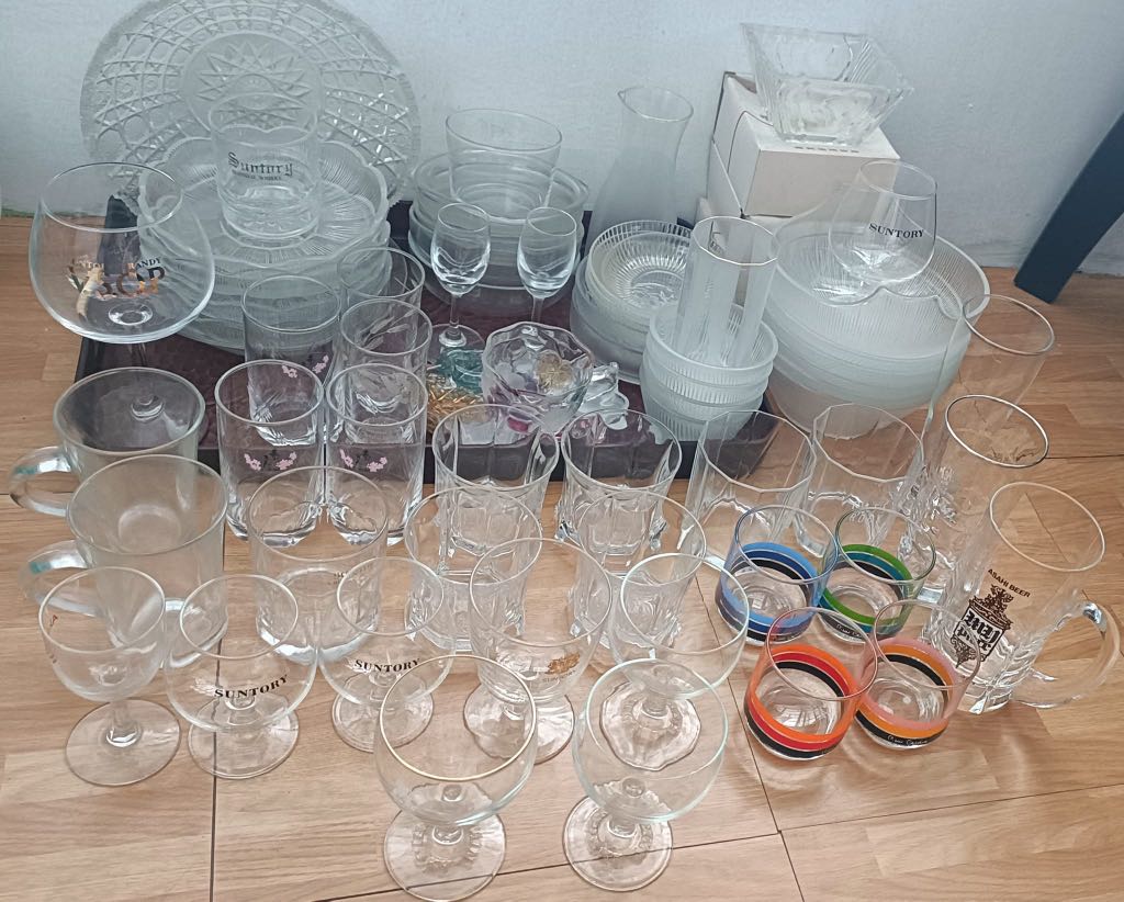Bowl and Drinking Glass Bundle, Furniture & Home Living, Kitchenware ...