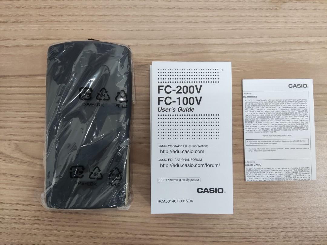 Brand new Casio FC-100V x2 units, Computers & Tech, Office & Business ...