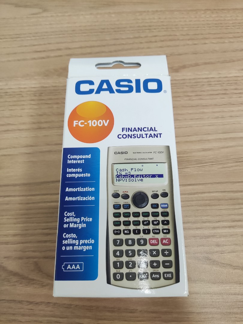 Brand new Casio FC-100V x2 units, Computers & Tech, Office & Business ...