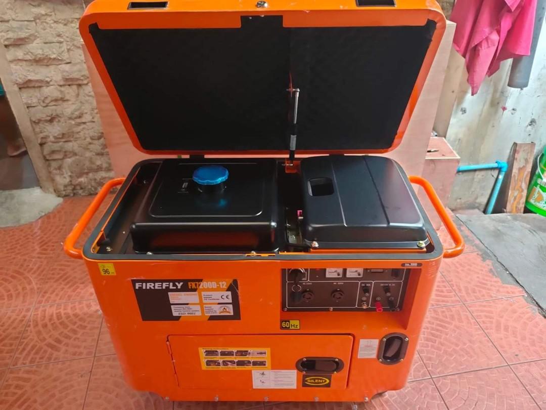 BRAND NEW FIREFLY DIESEL GENERATOR 5.5KVA SILENT TYPE FX7200D-12 ...