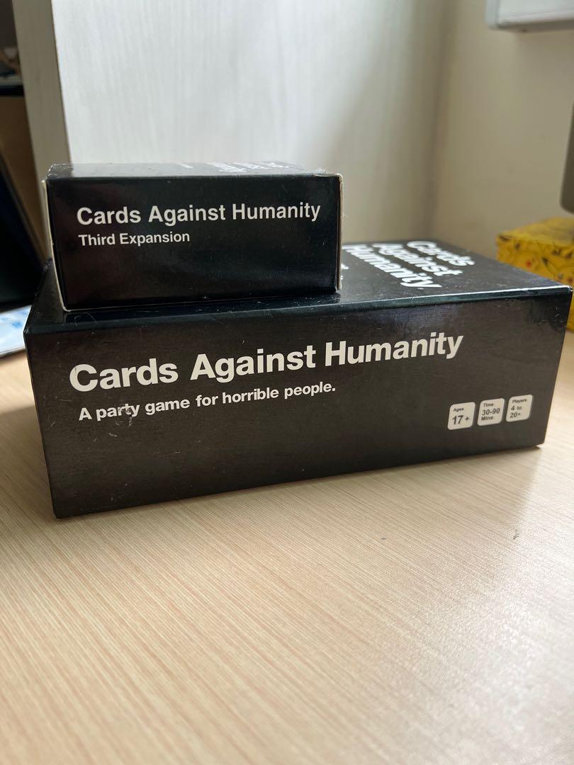 Cards Against Humanity + Third Expansion, Hobbies & Toys, Toys & Games ...