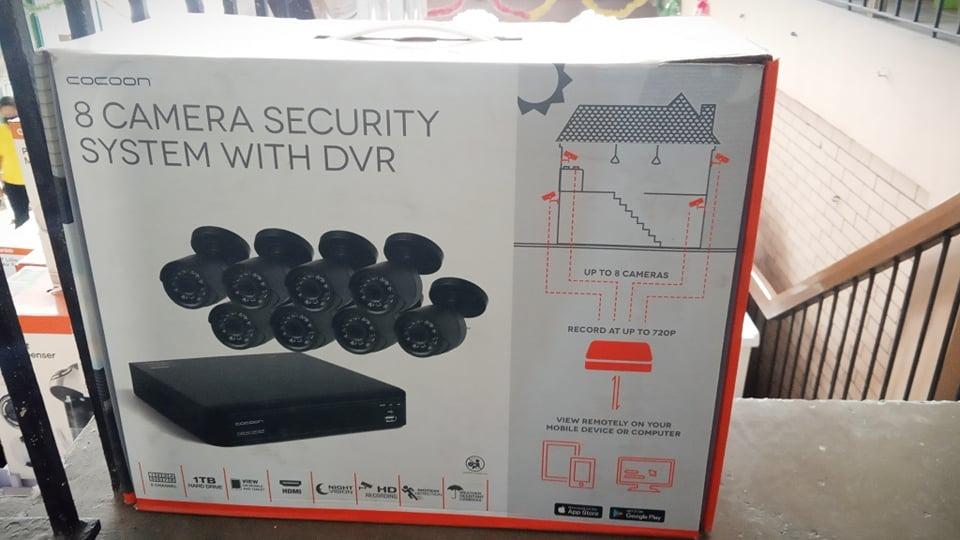 COCOON 8 CAMERA SECURITY SYSTEM WITH DVR!, TV & Home Appliances, Other Home Appliances on Carousell