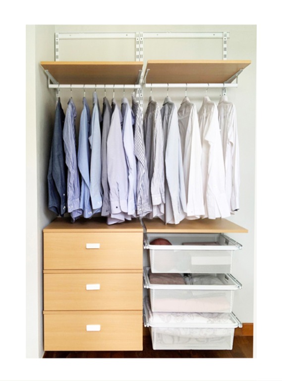 Customisable Wardrobe Kit, Furniture & Home Living, Furniture, Shelves ...