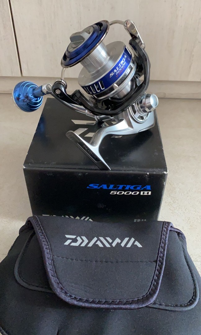 DAWIA Saltiga 5000H Fishing Reel, Sports Equipment, Fishing on Carousell