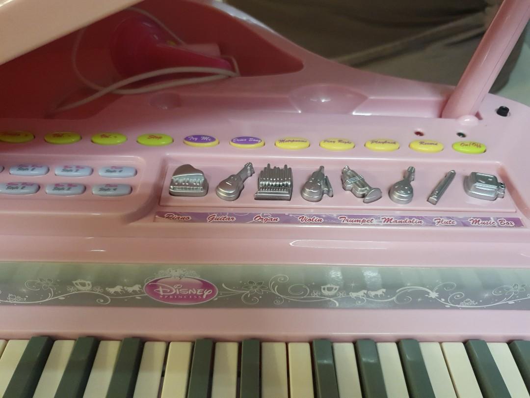 Disney Princess Piano, Hobbies & Toys, Music & Media, Musical ...