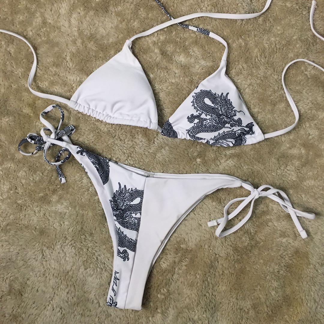 Dragon Two Piece String Bikini, Women's Fashion, Swimwear, Bikinis ...