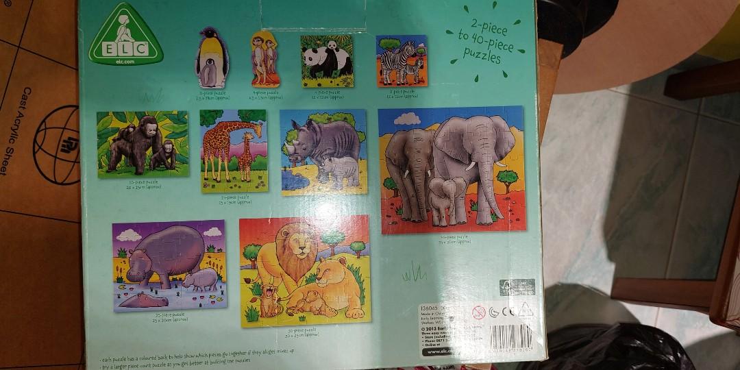ELC Animal puzzles, Hobbies & Toys, Toys & Games on Carousell