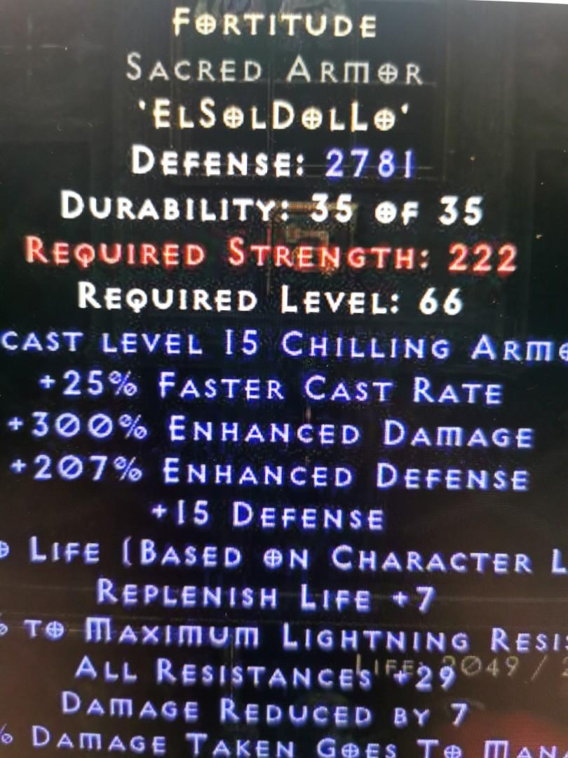 Eth fortitude diablo 2 resurrected d2r, Video Gaming, Gaming ...