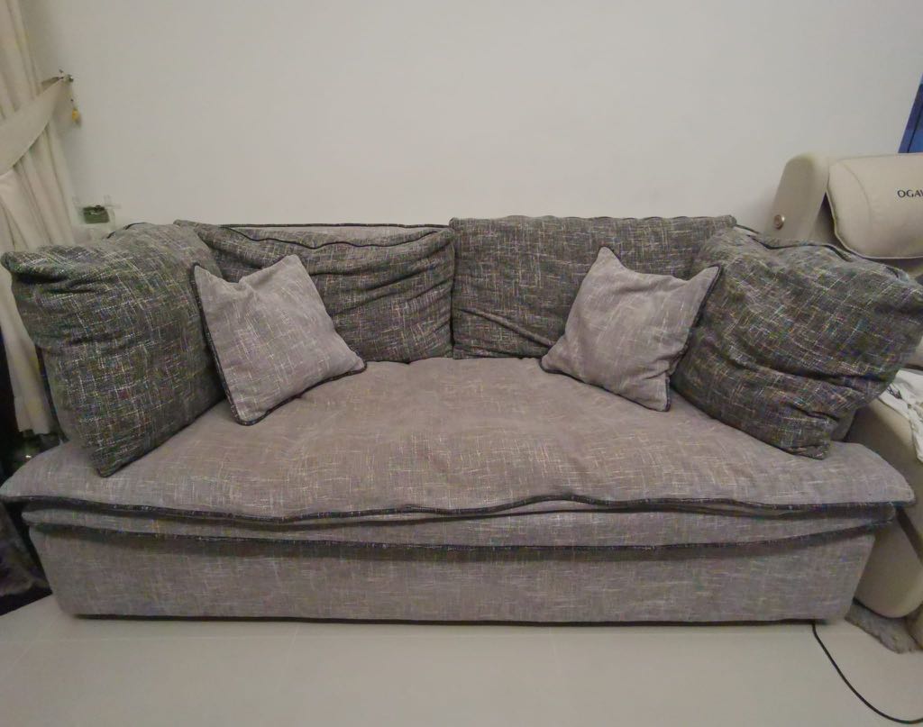 Fabric changeable sofa, Furniture & Home Living, Furniture, Sofas on ...