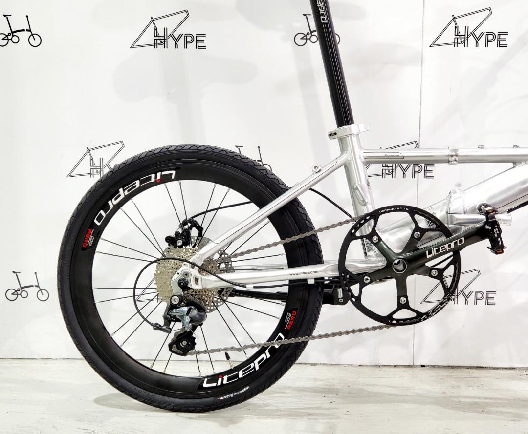 Fnhon Monsoon 10-Speed 22" 451 Folding Bike #hypewheels, Sports ...