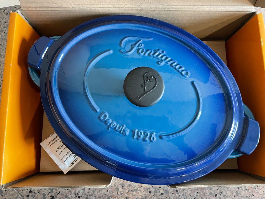 Fontignac Oval French oven cast iron, Furniture & Home Living ...
