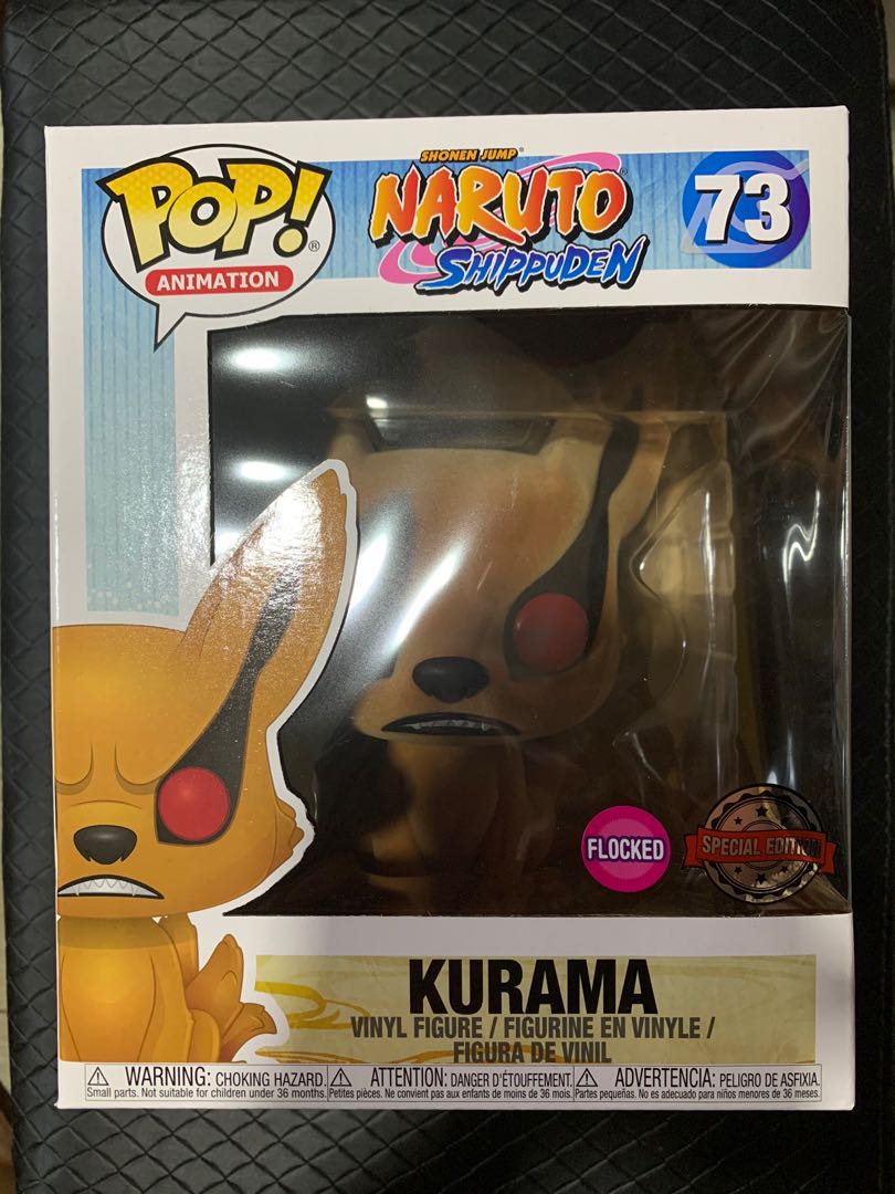 Funko Pop Animation 73 KURAMA 6inch FLOCKED (Naruto Shippuden), Hobbies ...