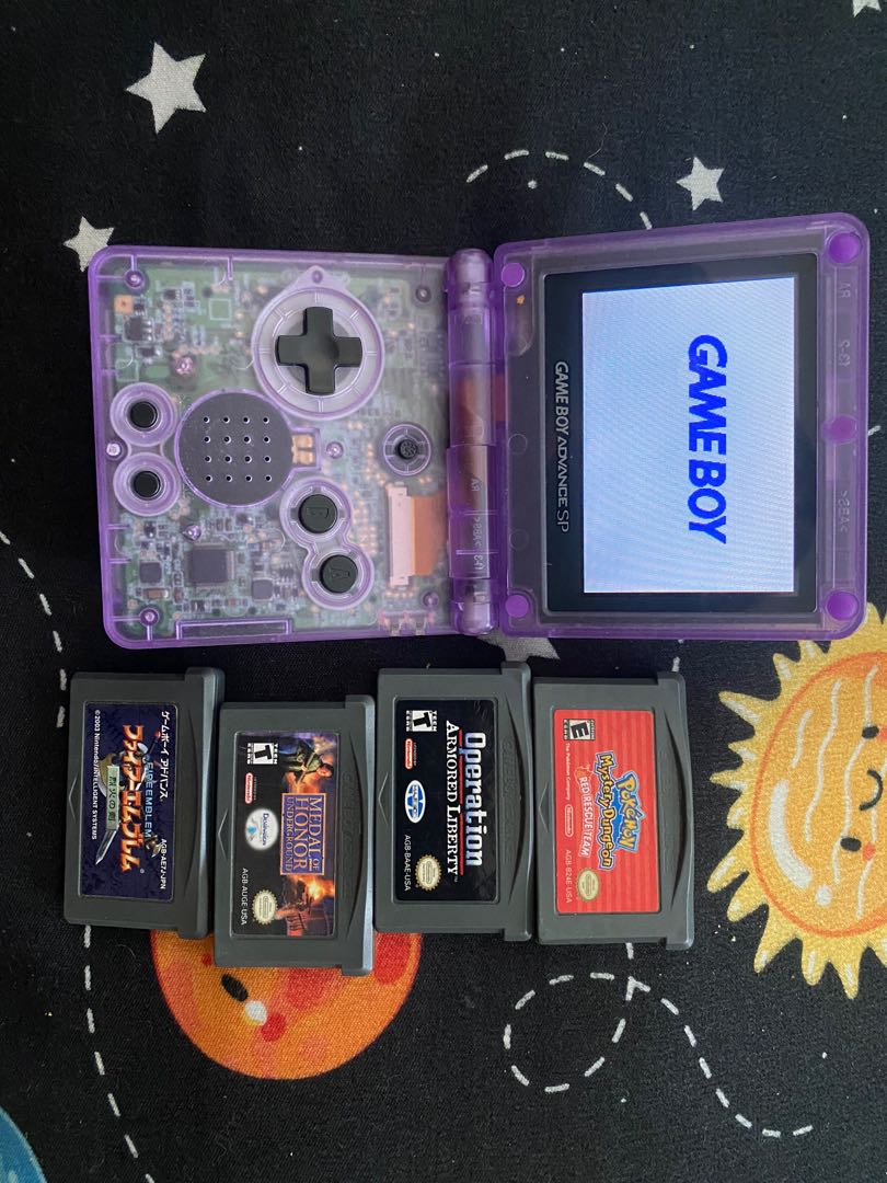 Gameboy Advance Sp 101 Bundle, Video Gaming, Video Game Consoles ...