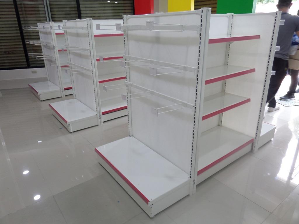 Gondola steel display racking standee Shelf, Furniture & Home Living ...