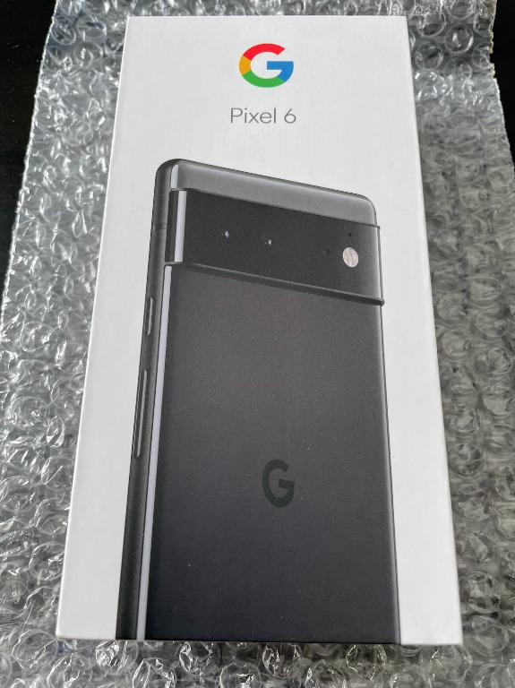 Google Pixel 6 Dual-SIM 128GB 5G (Unlocked, Stormy Black), 手提電話, 手機 ...
