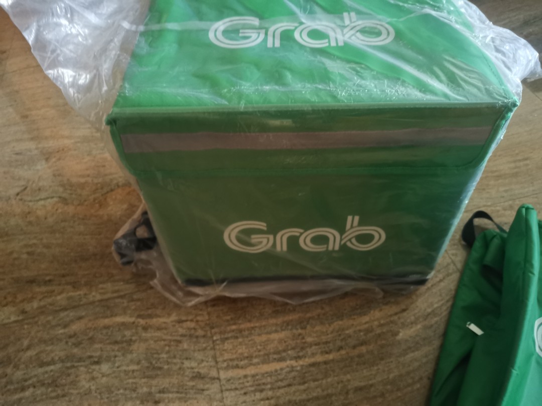 Grab delivery bag, Motorcycles, Motorcycle Accessories on Carousell