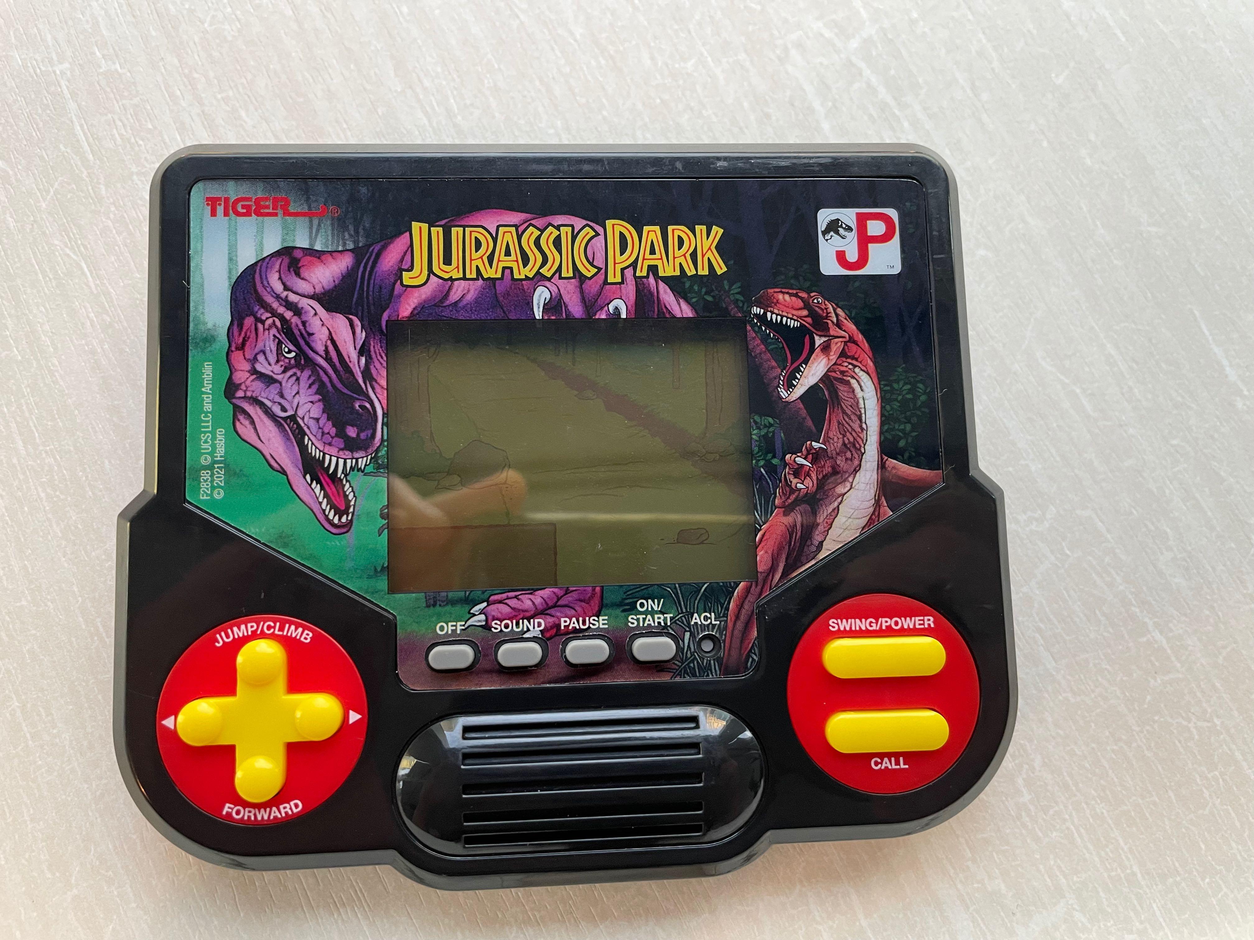 HASBRO Gaming handheld retro LCD video games : Jurassic park, X-men ...