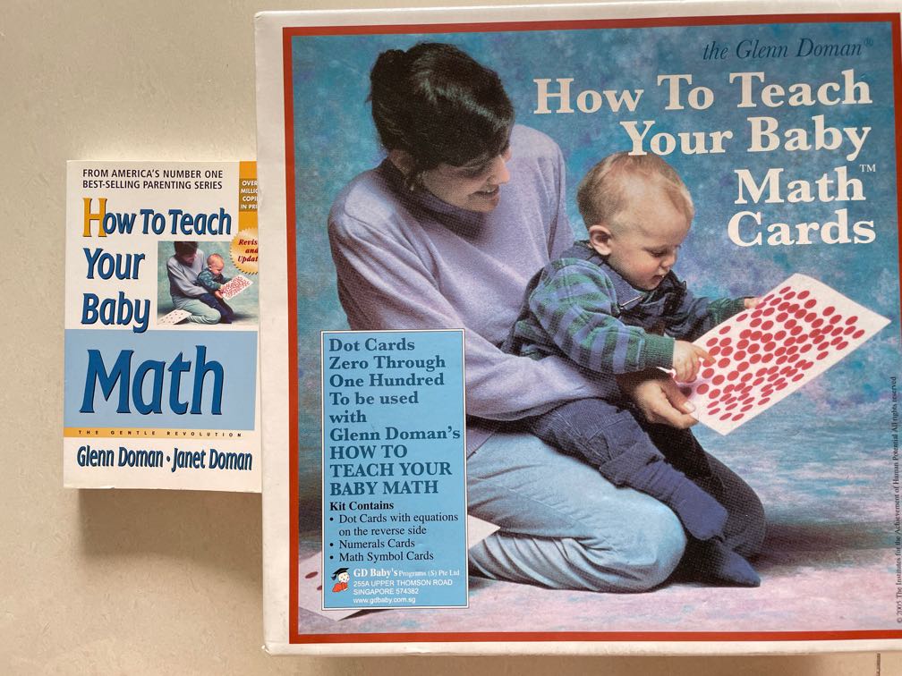 How to Teach Your Baby Math (Book + Dots Card), Hobbies & Toys, Books ...