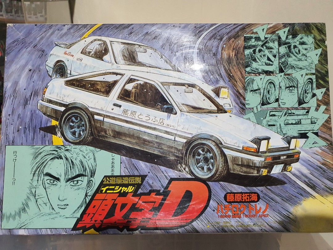 Initial D AE86 Model Car Kit, Hobbies & Toys, Toys & Games on Carousell