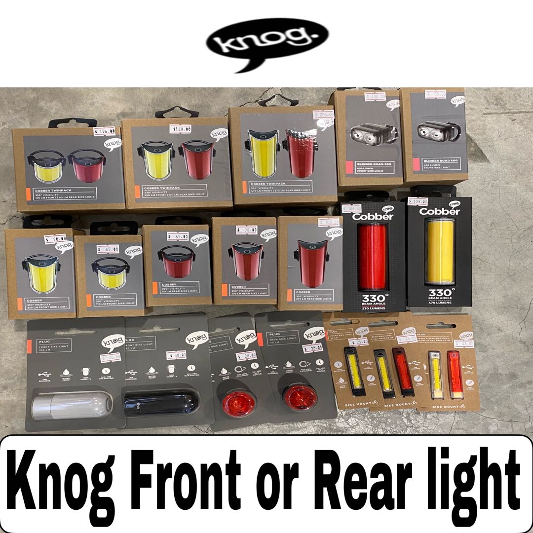 Knog light Cobber light |Plus Light | plug light | Cobber Twinpack | Blinder Road light , Sports ...