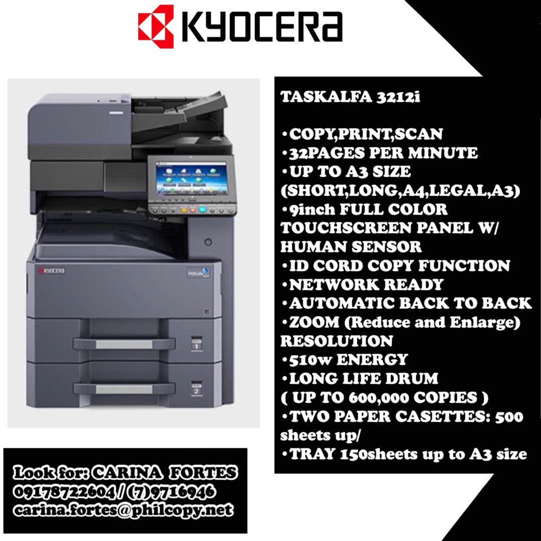 KYOCERA 2022 DIGITAL COPIERS, Computers & Tech, Printers, Scanners & Copiers on Carousell