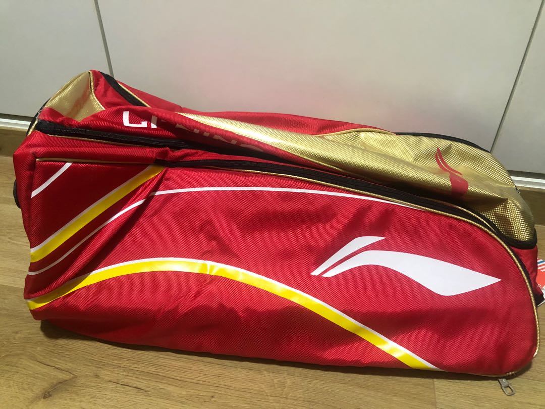 Li Ning Racket Bag, Sports Equipment, Sports & Games, Racket & Ball ...